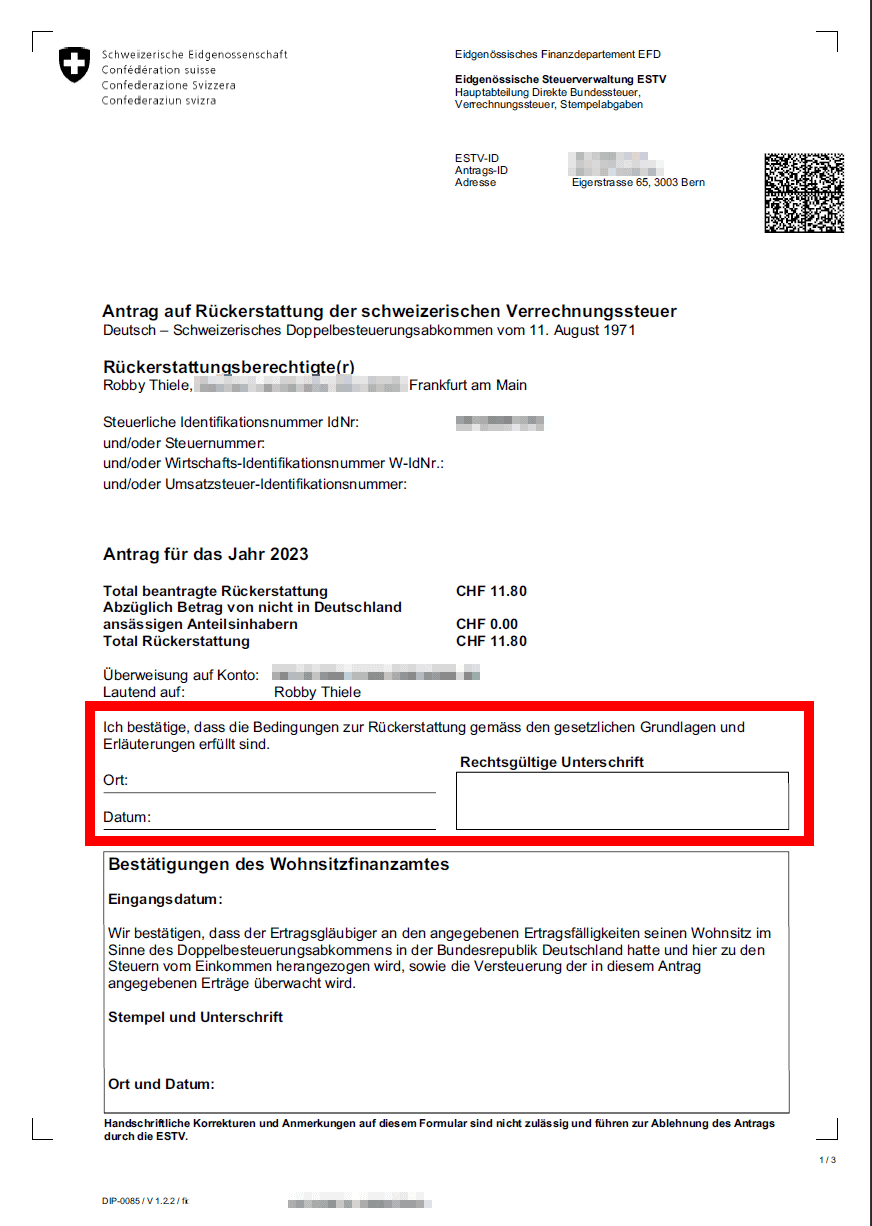 So bekommst du die Schweizer Quellensteuer zurück!